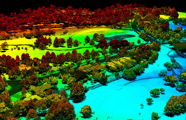 Terra Imaging - 3D Golf Course - Optech Orion LiDAR Sensor - GIS user ...