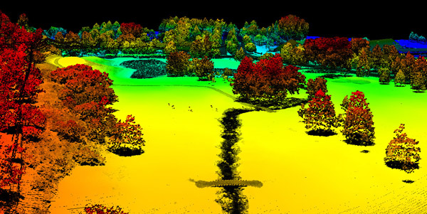 Terra Imaging - 3D Golf Course - Optech Orion LiDAR Sensor - GIS user ...
